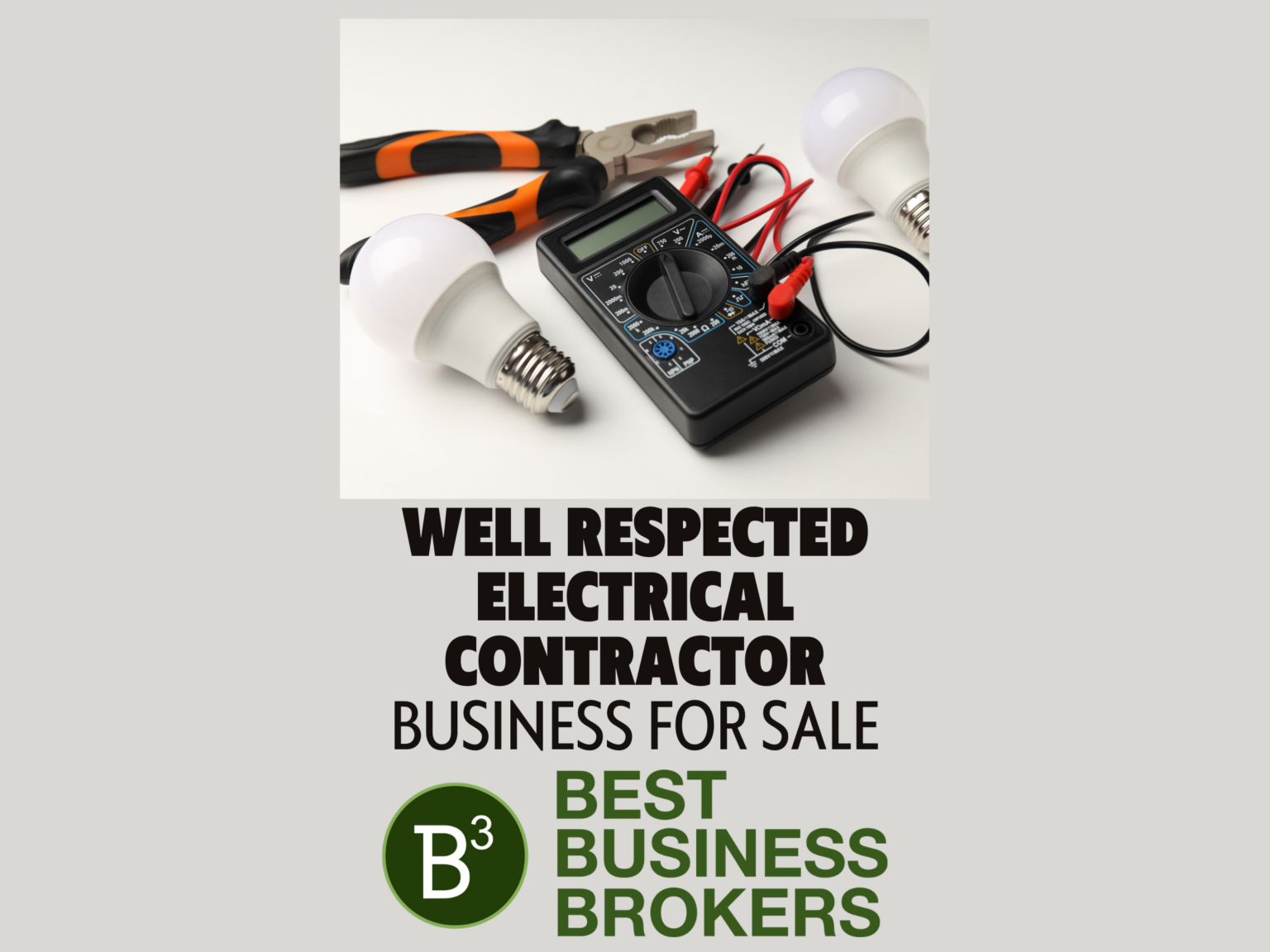 Well Respected Electrical Contractor Business For Sale